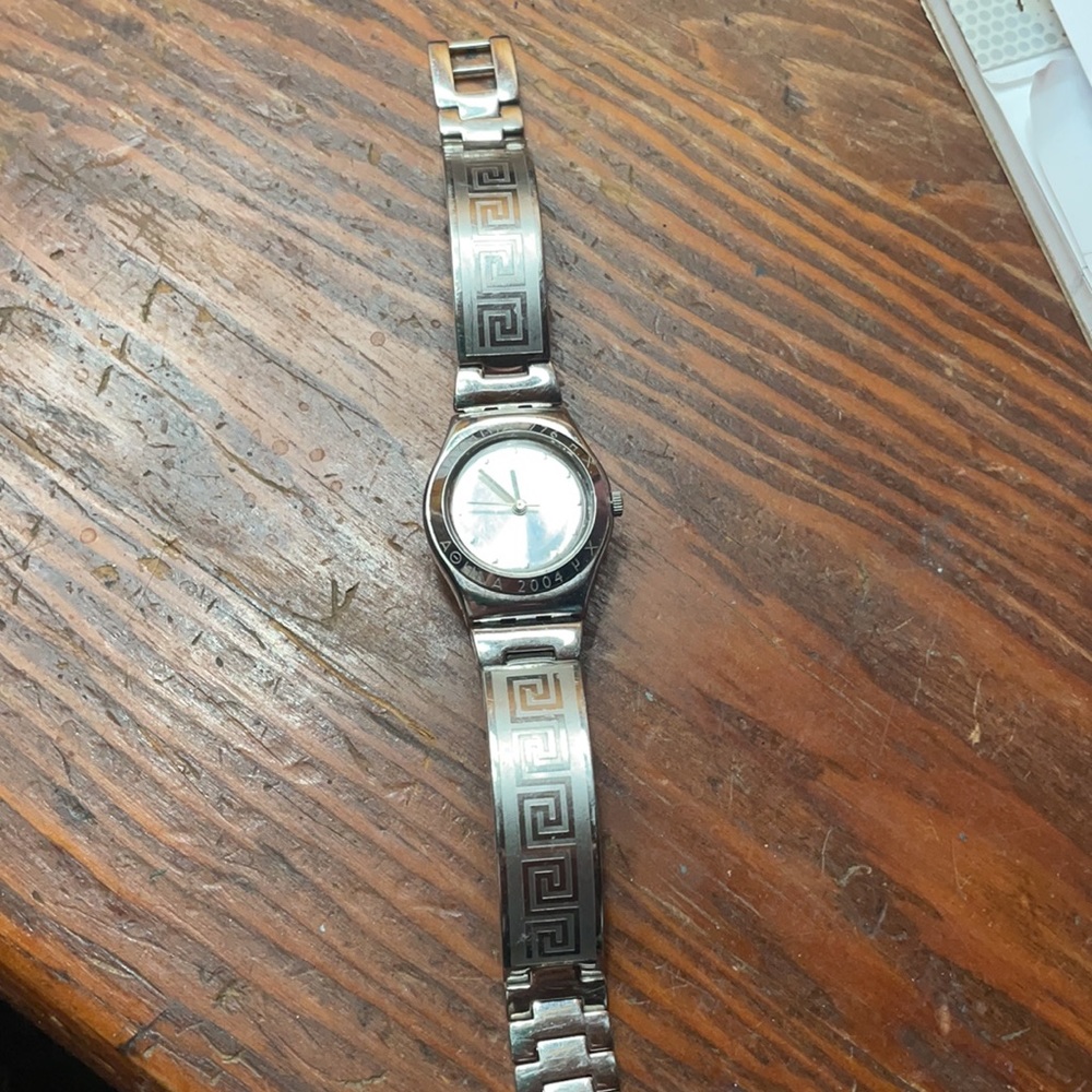 2004 Swatch Antocchi Watch Engraved From 2004 Olympics - Gem